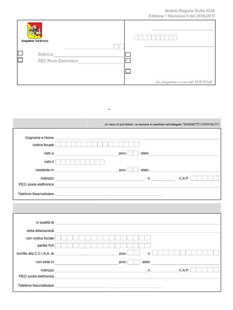 Modello Scia Editabile Pdf