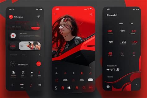 Premium Photo Modern User Interface Design Template Conceptual Mobile