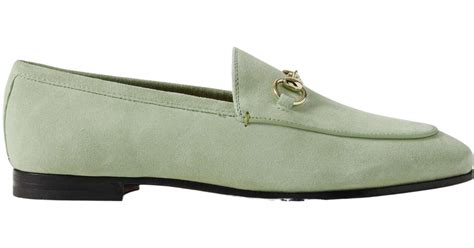 Gucci Jordaan Loafers In Green Lyst