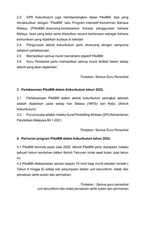 Minit Mesyuarat Penataran Pikebm 2022docx