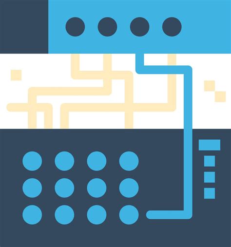 Analog Connection Device Module Sound Flat Color Icon Vector Icon