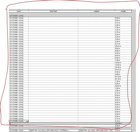 Solved Hide Rows In Wall Schedule Autodesk Community