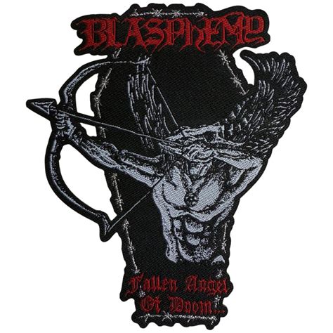 Aufnäher Blasphemy Fallen Angel Of Doom… Coffin Fantotal De