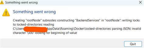 Docker Desktop Will Not Start On Windows 10 Enterprise App Initialization Failed Creating