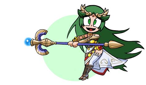 Animation Lady Palutena By Undead Niklos On Deviantart