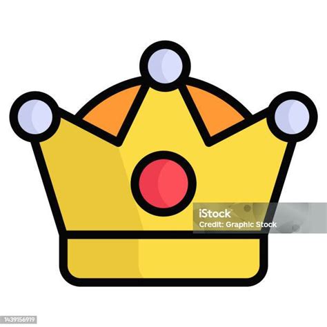 크라운 컬러 라인 아이콘 메리 크리스마스와 해피 뉴 이어 아이콘 웹 및 모바일 디자인 고급에 대한 스톡 벡터 아트 및 기타 이미지 고급 권위 모던 양식 Istock