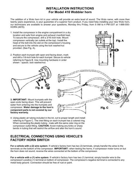 Wolo Horn Wiring Diagram Wiring Diagram