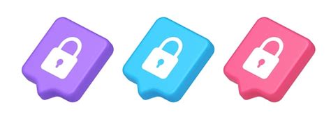 Premium Vector Padlock Locking Web Access Button Password Security