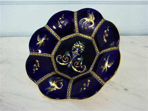 Вінтажна тарілка Gien „renaissance Ancienne“ Antik Salon