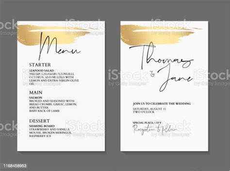 대리석 질감과 금 골든 브러시 부드러운 간단한 웨딩 카드 커버 배너 초대장 카드를 위한 디자인 브랜딩 및 Id 벡터 그림입니다 초대장에 대한 스톡 벡터 아트 및 기타 이미지