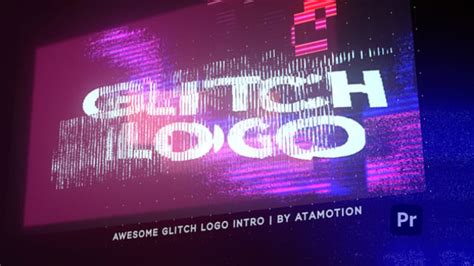 Glitch Distortion Logo Intro Logo Stings Ft Aberration And Cyber Envato