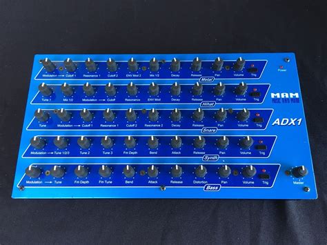 MATRIXSYNTH MAM ADX1 Analog Percussion Drum Synthesizer