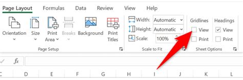 How To Remove Gridlines In Excel