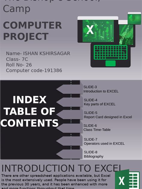 Computer Project Ishan Kshirsagar 26 Pdf Microsoft Excel Software
