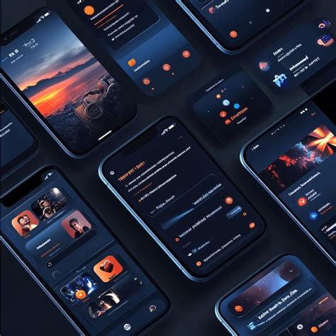 Mobile App Navigation With Swipe And Tab Functionalities Premium Ai