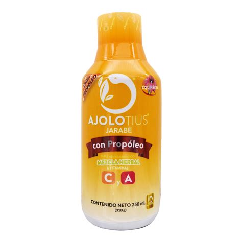 Jarabe Ajolotius Con Propoleo 250ml
