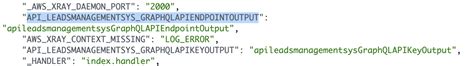 Graphql Endpoint Output And Api Key On Lambda Function Not Being Passed