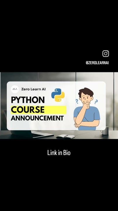 Free Python Course Announcement Python Announcement Learning