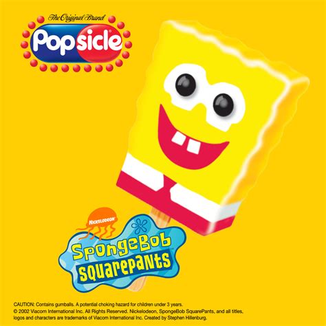 Spongebob Popsicle Sticker My Version By Carlosoof10 On Deviantart