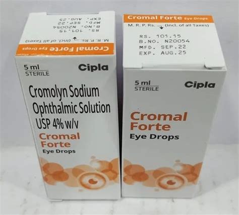 Cromolyn Sodium Eye Drops Cipla 5 Ml At Rs 90piece In Nagpur Id