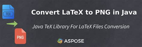 Convertir Latex A Png En Java Programáticamente