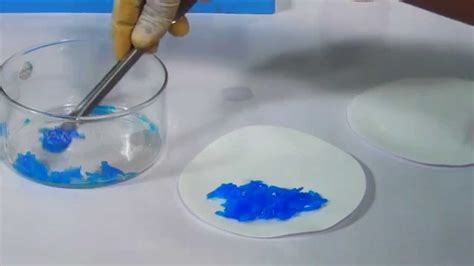 Crystallization Of Copper Sulphate Solution
