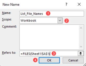 Get File Names In A Folder Into Excel Copy Files Names