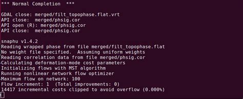 The Unwrapping Step Is Stuck · Issue 295 · Isce Framework Isce2 · Github