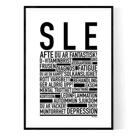 Sle Poster Text Tavlor Och Text Posters Online