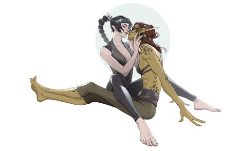 Laezel And Shadowheart By Yomf9843 Rimaginarylesbians