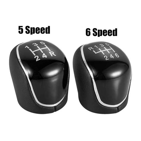 56 단 자동차 기어 변속 노브 부드러운 수동 변속 노브 레버 시프터 스틱 핸드볼 포드 포커스 07 18 포드 C Max