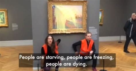 1600억 원 모네 그림에 으깬 감자 뿌린 환경 운동가들