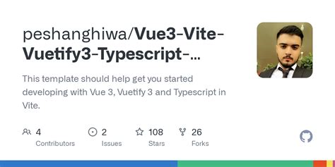 Github Peshanghiwavue3 Vite Vuetify3 Typescript Template This