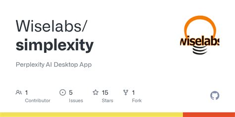 Github Wiselabssimplexity Perplexity Ai Desktop App