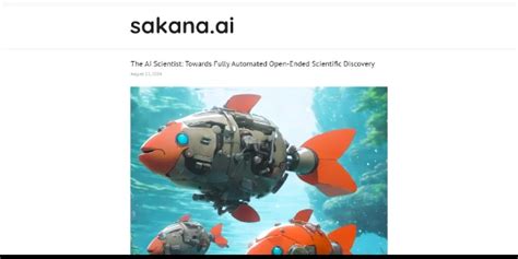 The Ai Scientist By Sakana Reviews Price Info And 51 Alternatives Ai Tools 2025 Aixploria