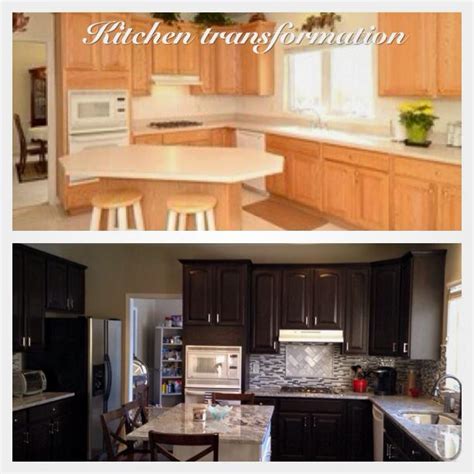 Java Gel Kitchen Cabinet Makeover General Finishes Design Center