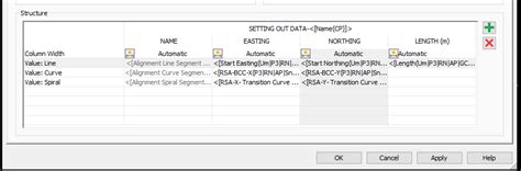 Solved Alignment Setting Out Table Issue Autodesk Community