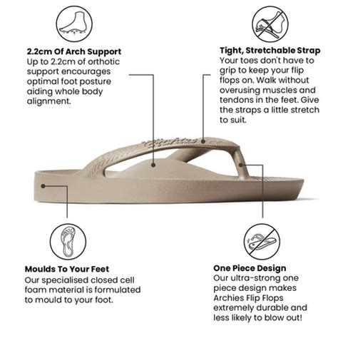 Archies Flip Flops Classic Taupe Archies Footwear Eu