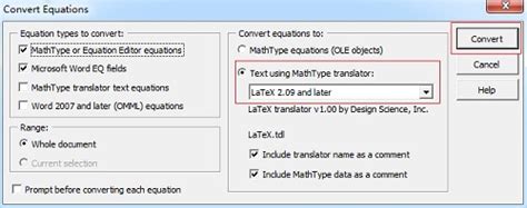 如何实现mathtype公式转换latex代码 mathtype中文网