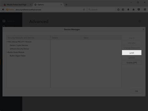 installing opensc pkcs11 module in firefox step by step · opensc