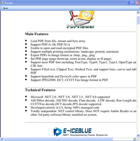 Open PDF Document Via PDFViewer In C VB NET