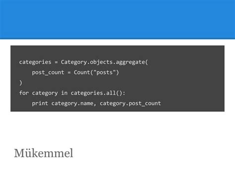 Django Orm Optimizasyonu Ppt
