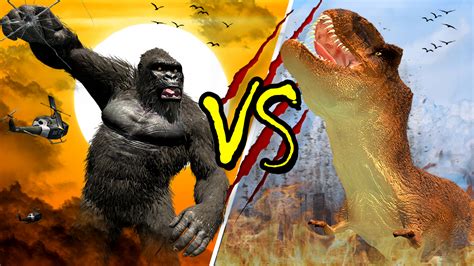 Angry Gorilla Vs Monster Godzilla Dinosaur Games City Smash Rampage