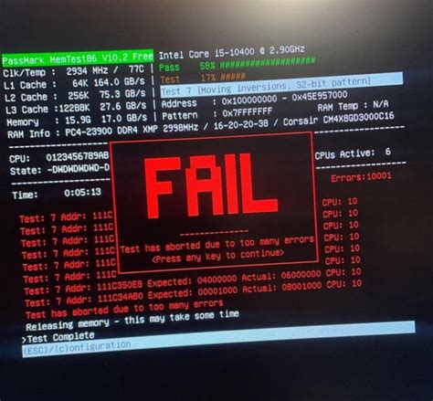 Huge Pc Noob Mem Test 10001 Errors Roverclocking