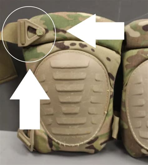 Military Issued Us Army Usgi Multicam Ocp Knee Pad Hook Latch