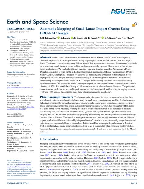 Pdf Automatic Mapping Of Small Lunar Impact Craters Using Lro Nac Images