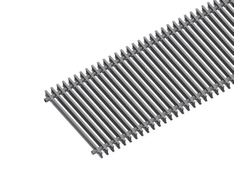 Алюминиевая решетка Sgl Natural цвет натурального алюминия Hotvibe