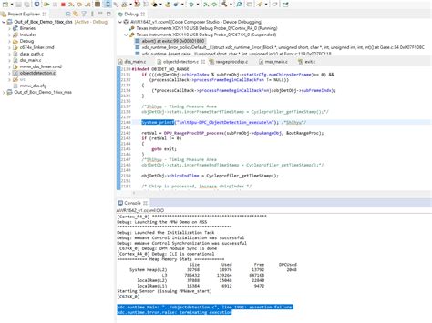 Awr1642boost Export Processed Data Using Awr1642 Evm Ccs Debug