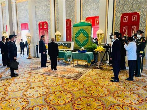 ព្រះមហាក្សត្រកម្ពុជា ព្រះបរមរាជានុញ្ញាត ជូននាយករដ្ឋមន្ត្រីចិនចូលក្រាបថ្វាយបង្គំគាល់ សារព័ត៌មាន