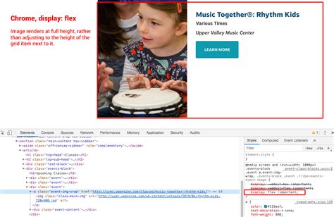 Google Chrome Cross Browser Image Height Issue With Flexbox Inside